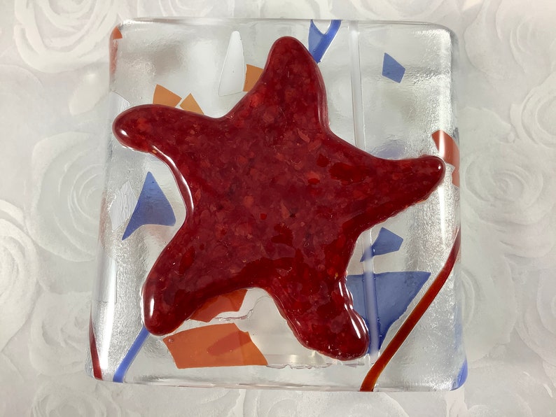 Starfish Fused Glass Plug in Beach Night Light Mini Outlet - Etsy