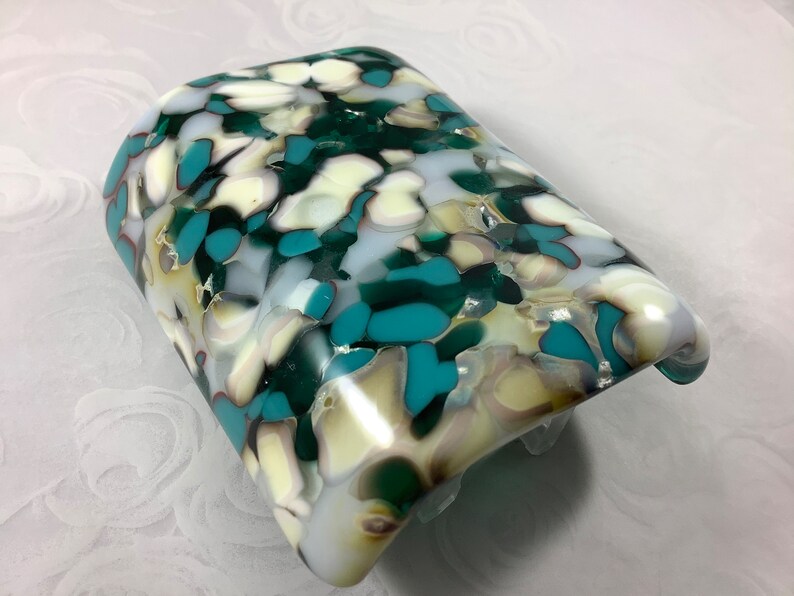Reactive Frit Fused Glass Glass Plug in Night Light - Etsy