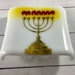 Menorah Fused Glass Plug in Jewish Night Light Outlet Sconce - Etsy