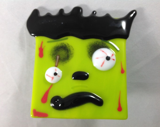 Creepy Zombie Fused Glass Plug in Halloween Night Light - Etsy