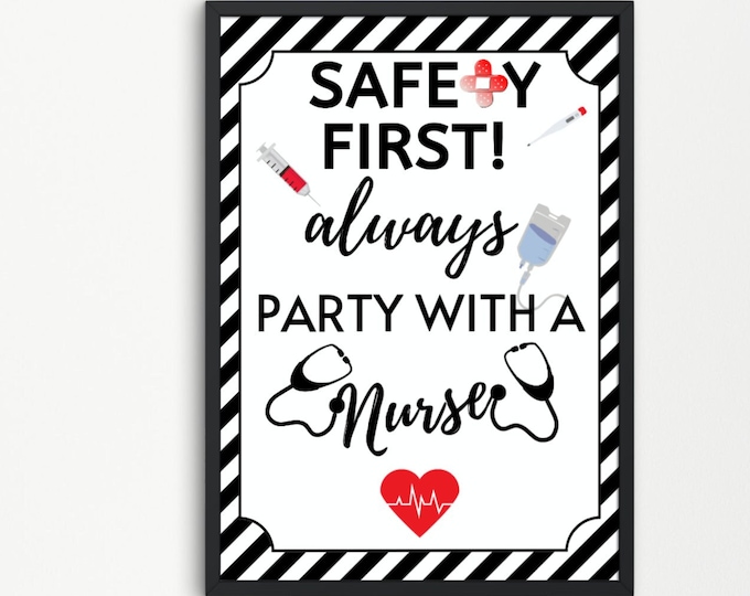 Printable I Survived Nursing School in a Pandemic Sign, Nurse ...