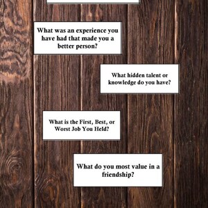Printable Team Building Questions, Get to Know You Activity, 40 ...