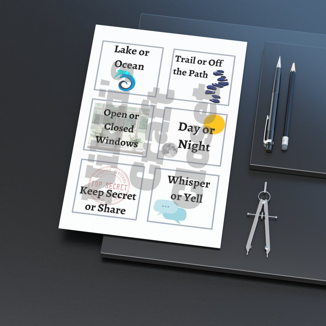 Minimalist Icebreaker Printable Team Building Cards, Fun Party Game ...