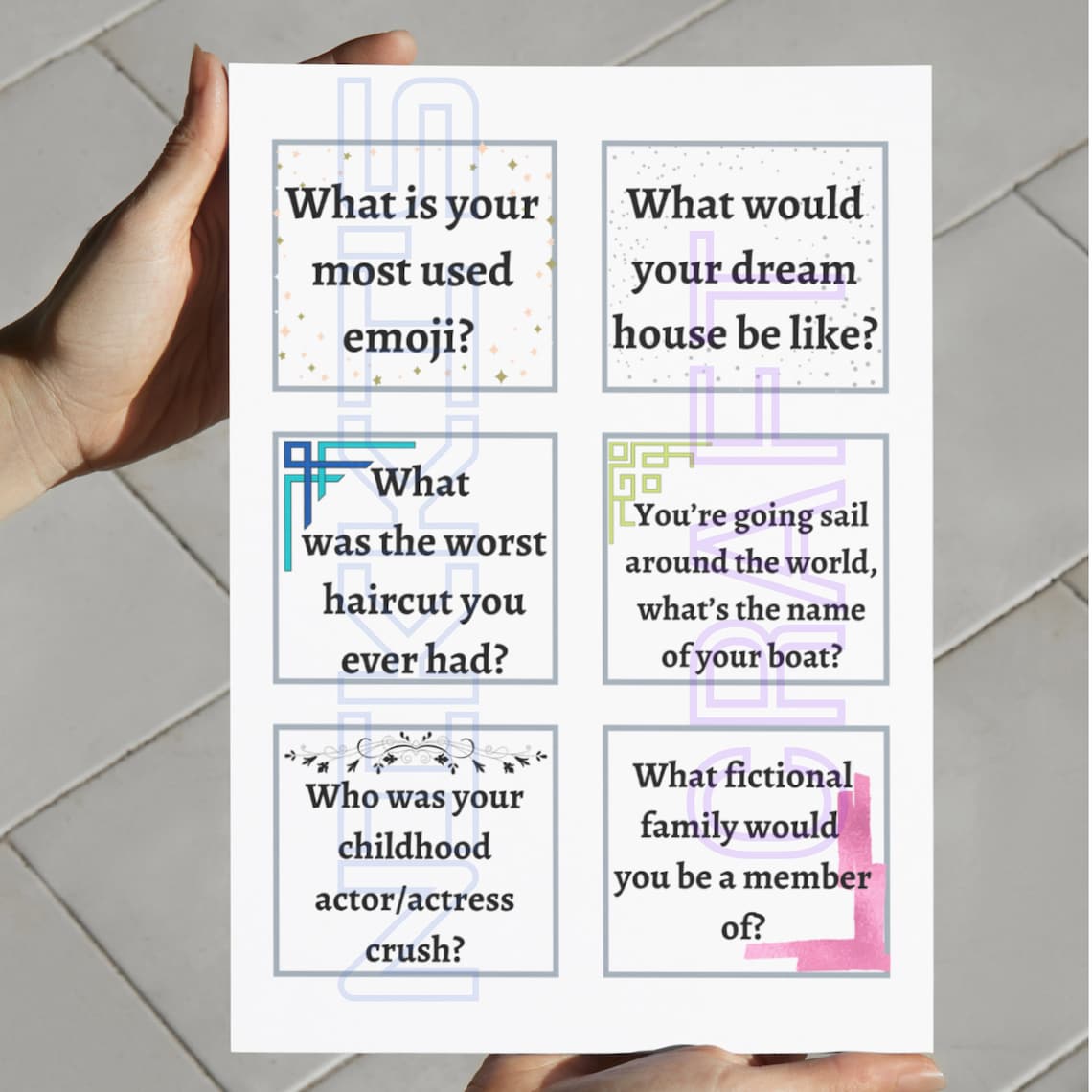 Laminated Icebreaker Team Building Cards, Fun Party Game for Game Night ...