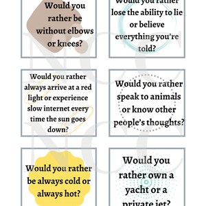 Laminated Icebreaker Team Building Cards, Fun Party Game for Game Night ...