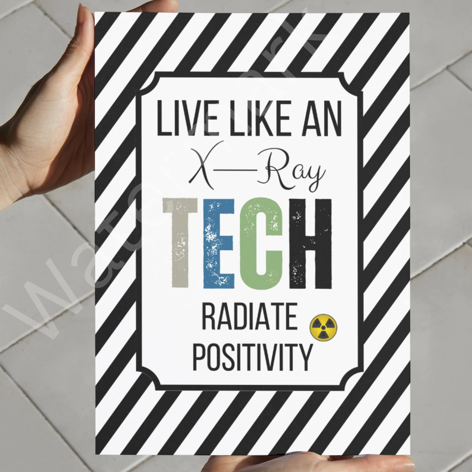 X-ray Tech Printable Sign, Xray Printable, X-ray Tech Print, Radiate ...