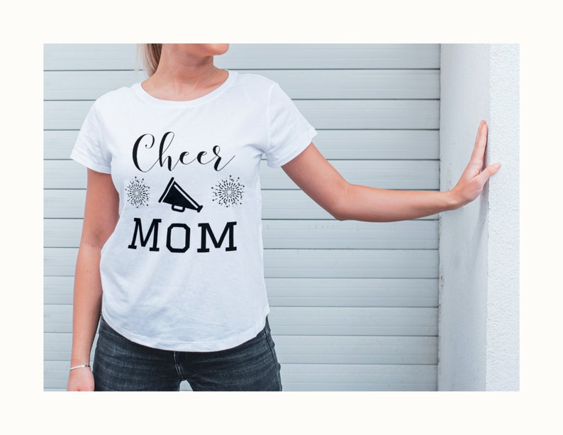 Cheer SVG Cut Files, Cheerleader PNG, Cheer Mom Shirt Design, Set of ...