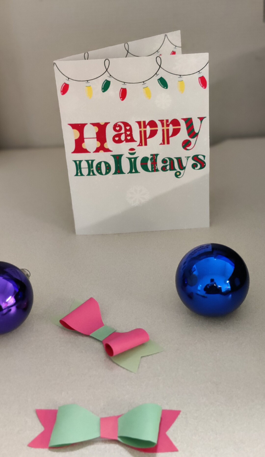 Happy Holidays Printable Christmas Card, Seasons Greetings Printable ...