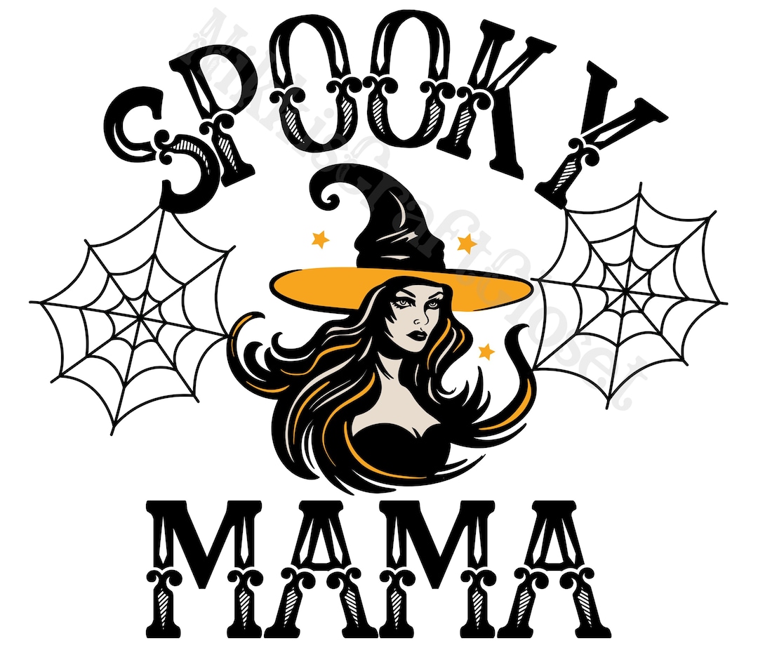Spooky Mama Png, Witchy Halloween Png, Spooky Season Png, Fall Shirt ...