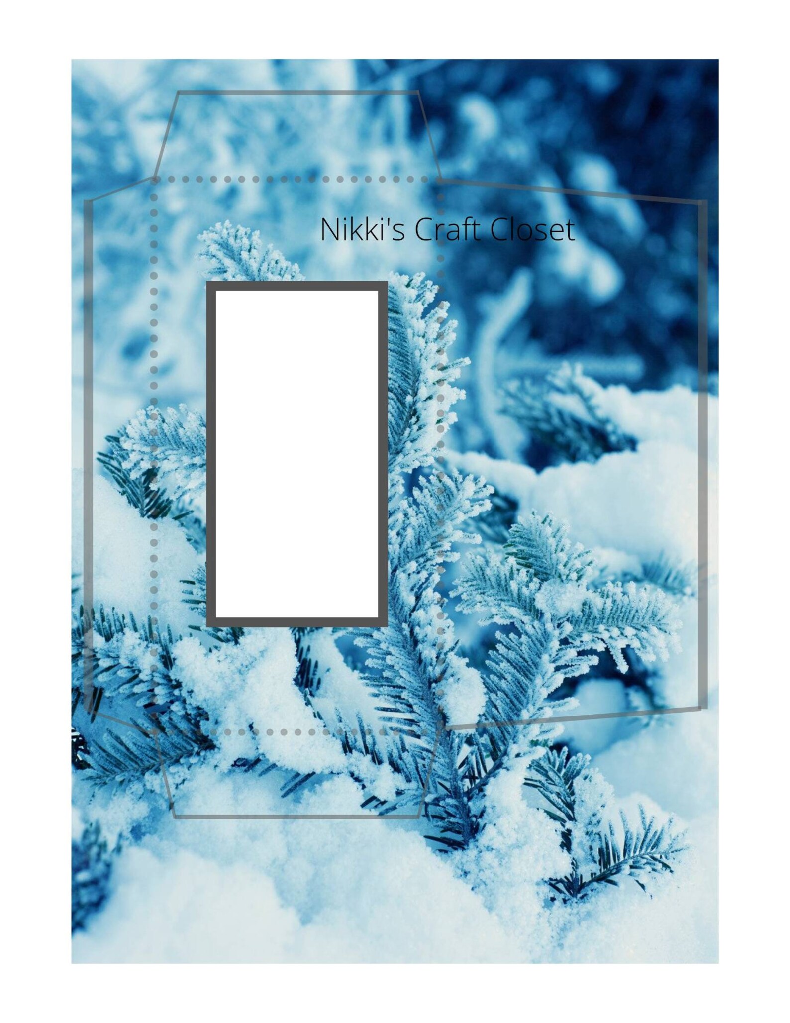 Set of 8 Printable Winter Themed Cash and Coupon Envelopes, Instant ...