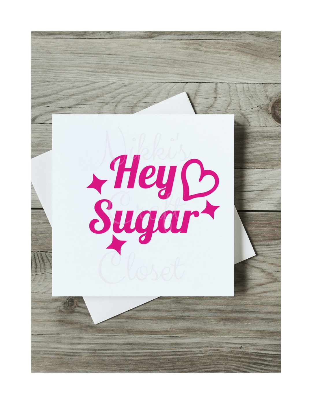 Hey Sugar PNG Print File for Sublimation or Print, Valentine's Day ...
