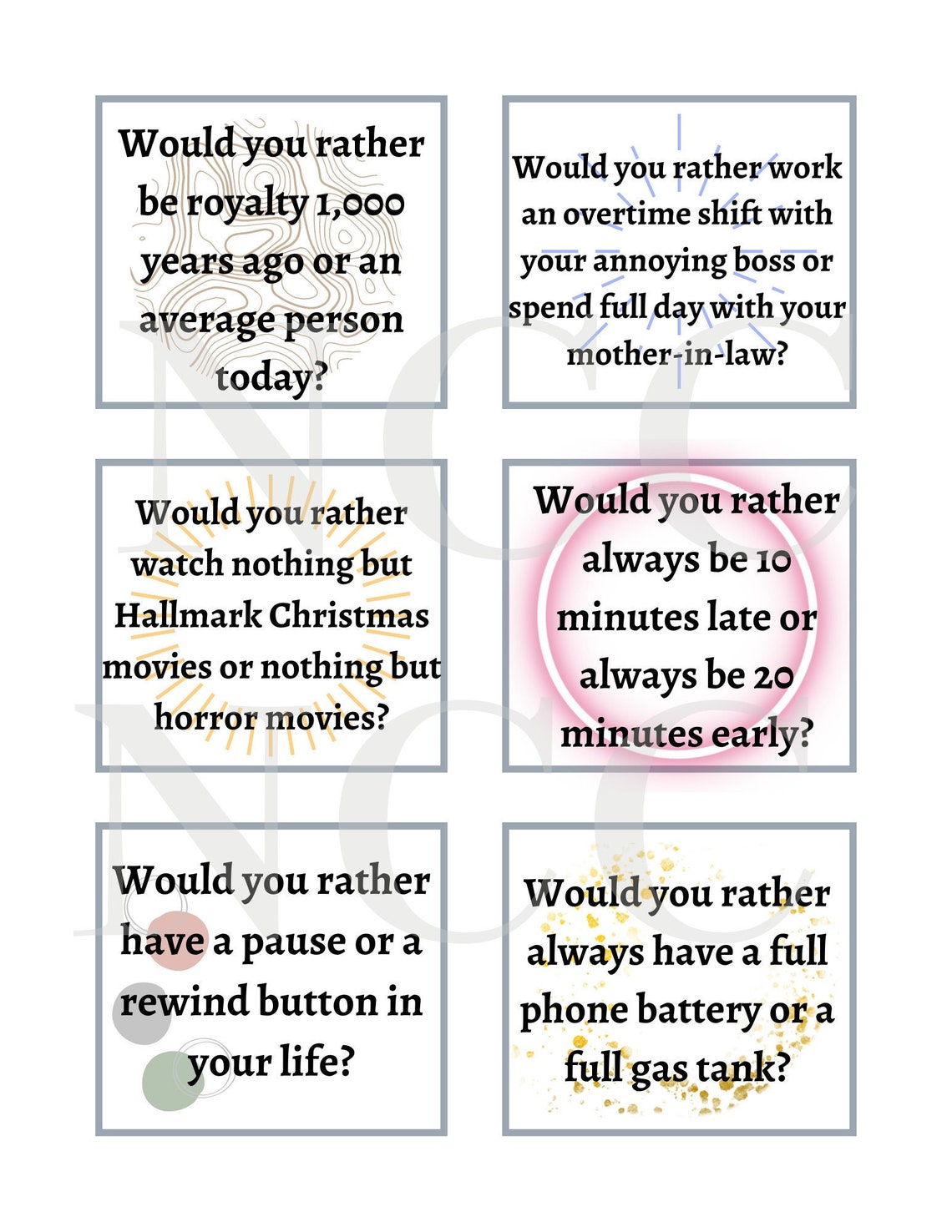 Laminated Icebreaker Team Building Cards, Fun Party Game for Game Night ...