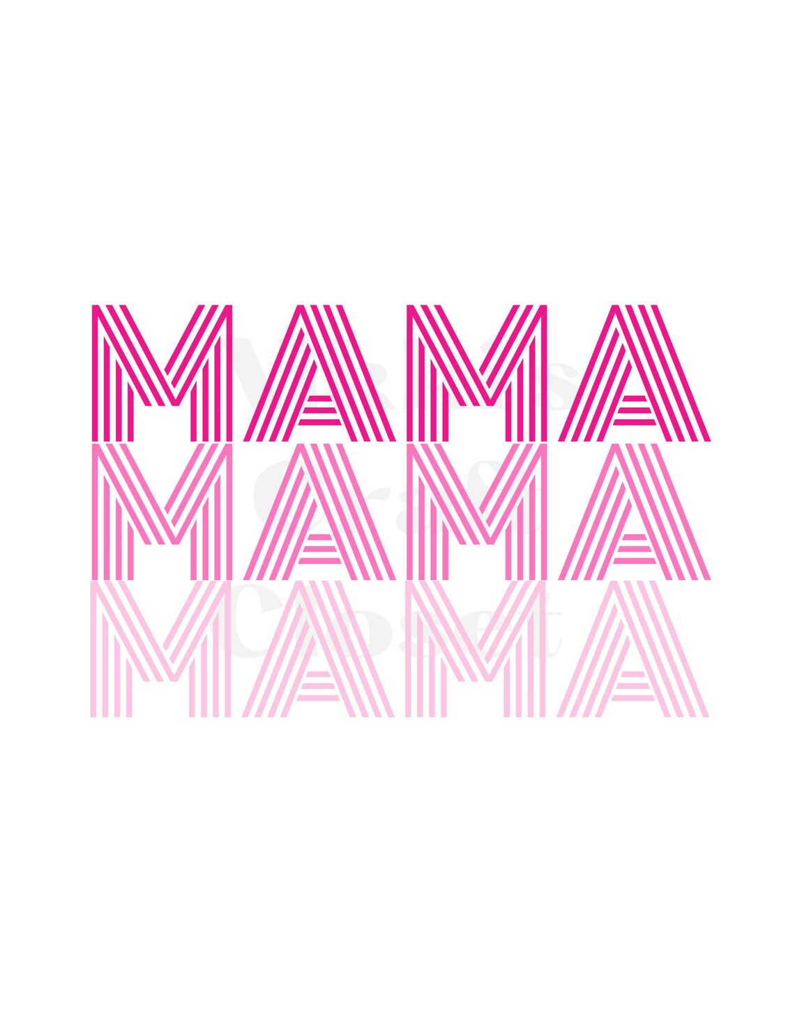 Mom Mama SVG PNG Printable Digital Download Set of Five, Mom Printable ...