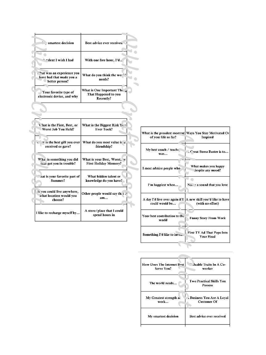 Printable Team Building Questions, Get to Know You Activity, 40 ...