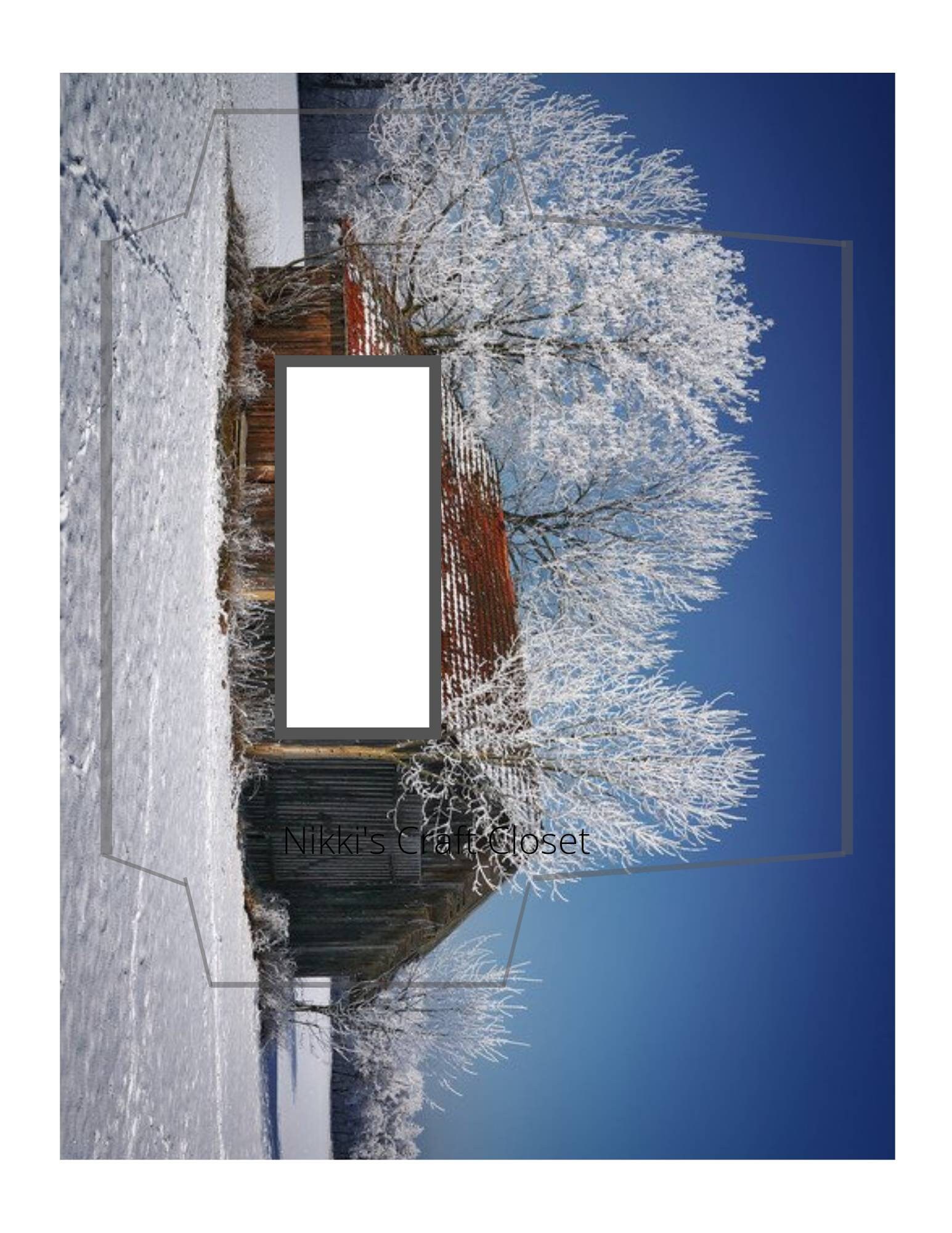 Set of 8 Printable Winter Themed Cash and Coupon Envelopes, Instant ...