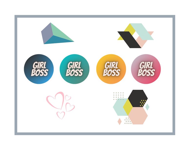Printable Seller Stickers Thank You Stickers Girl Boss - Etsy