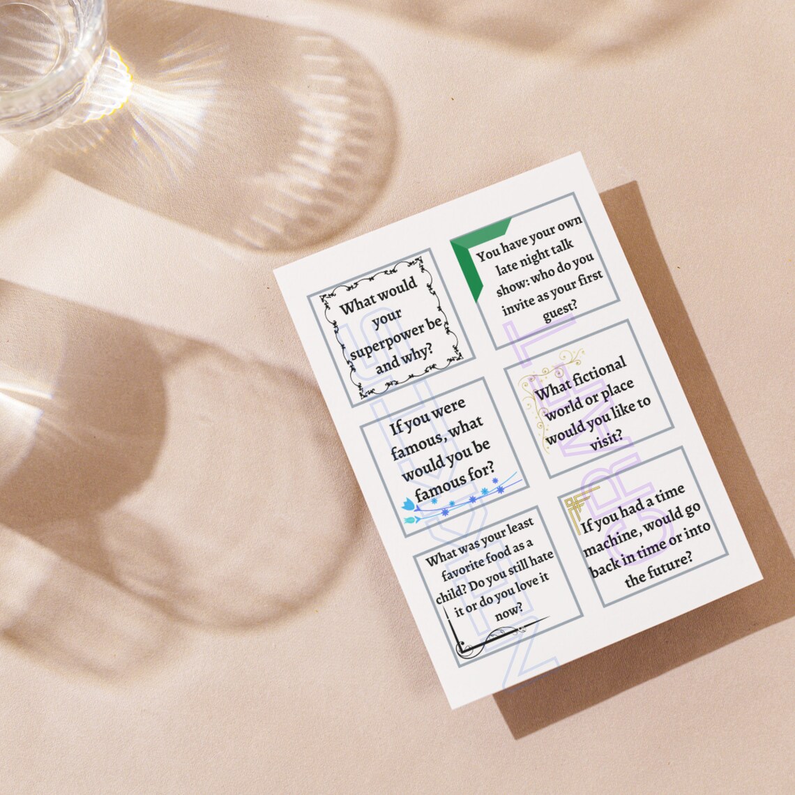 Laminated Icebreaker Team Building Cards, Fun Party Game for Game Night ...