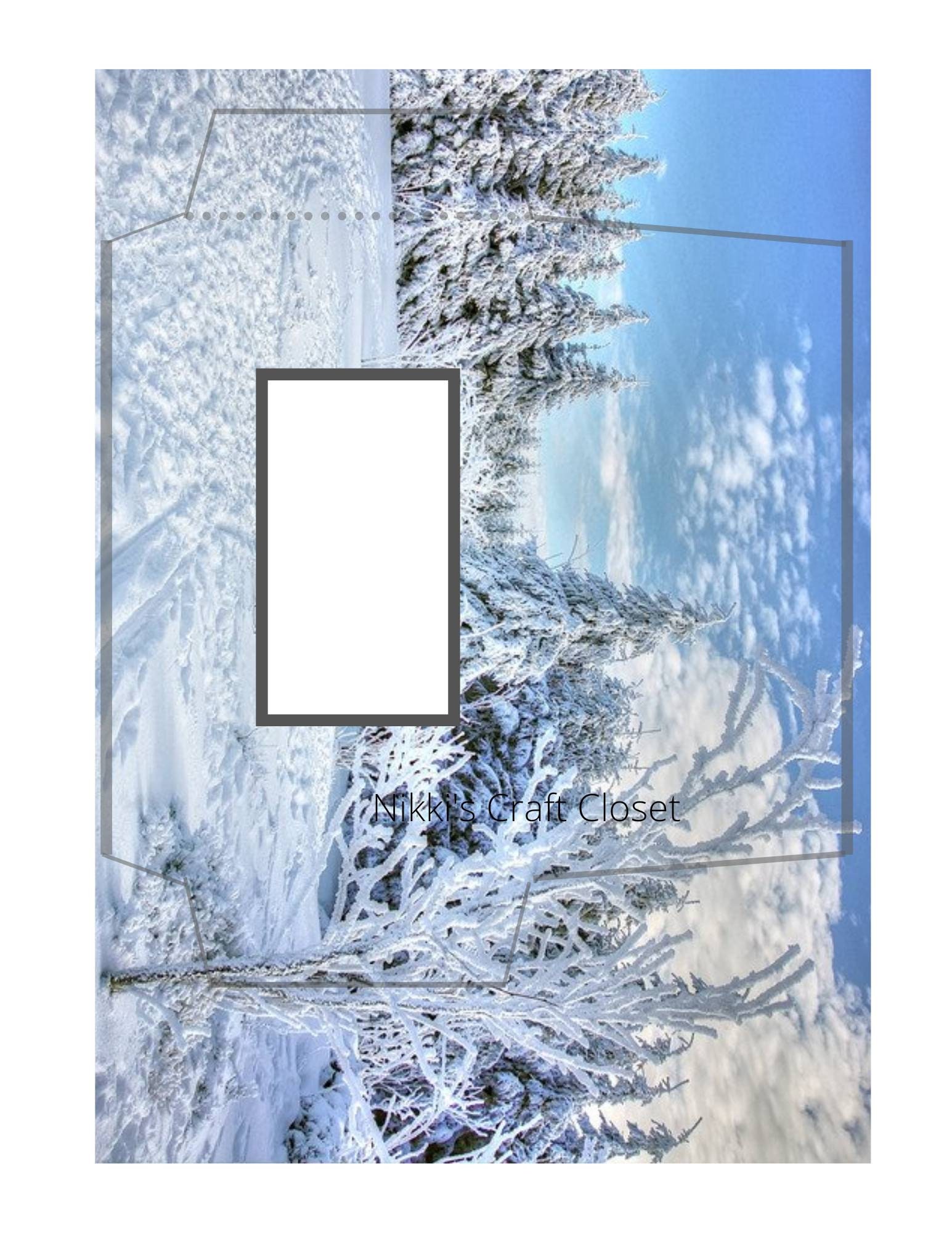 Set of 8 Printable Winter Themed Cash and Coupon Envelopes, Instant ...