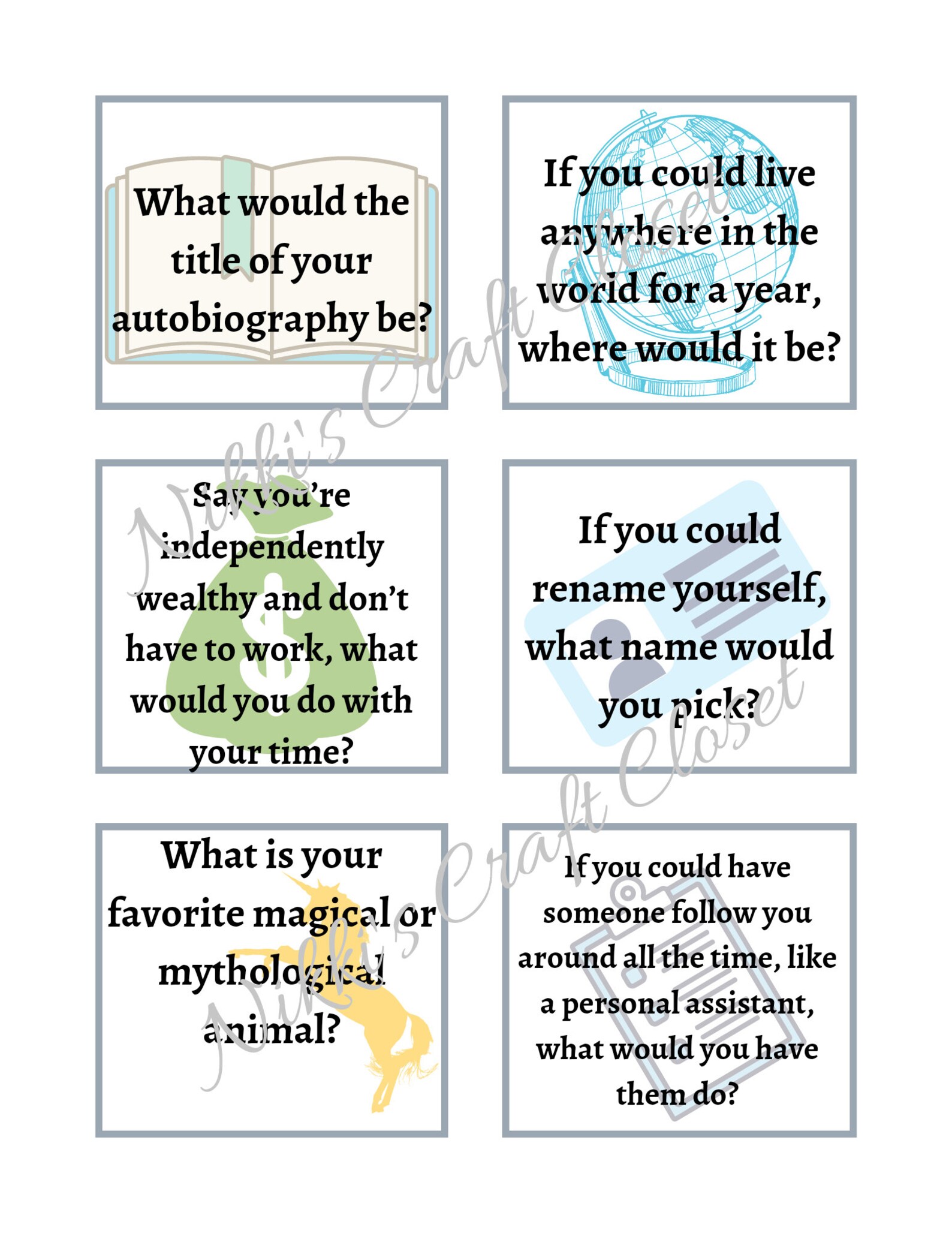 Laminated Icebreaker Team Building Cards Fun Party Game for - Etsy