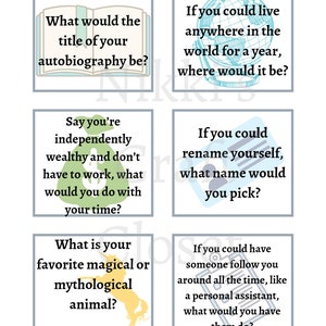 Personalized Icebreaker Printable Team Building Cards Group - Etsy