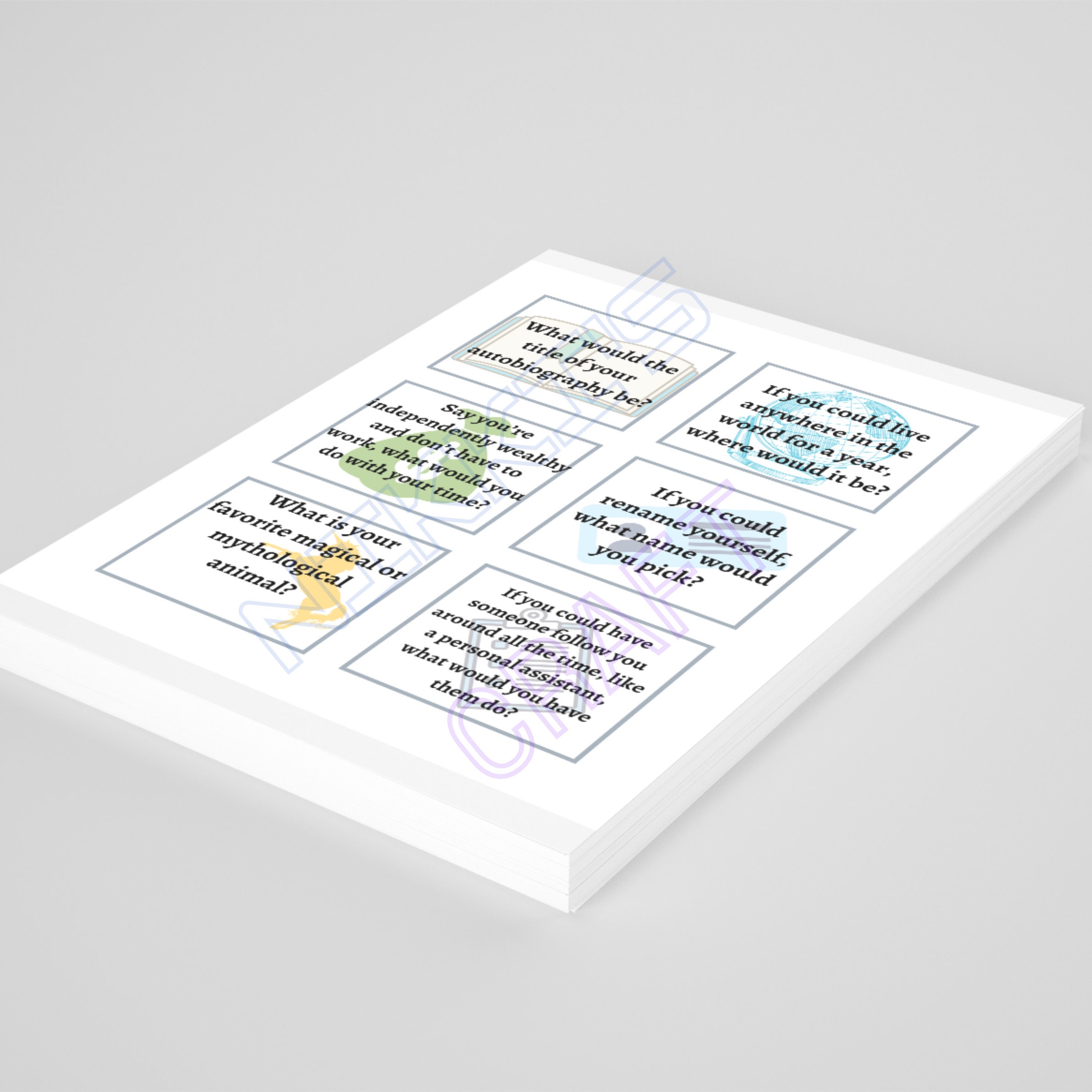 Laminated Icebreaker Team Building Cards, Fun Party Game for Game Night ...