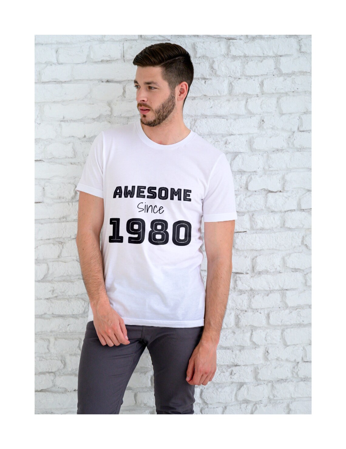 1980 Shirt Designs, 1980 Birth Year, Vintage 1980 Printable, 1980 ...