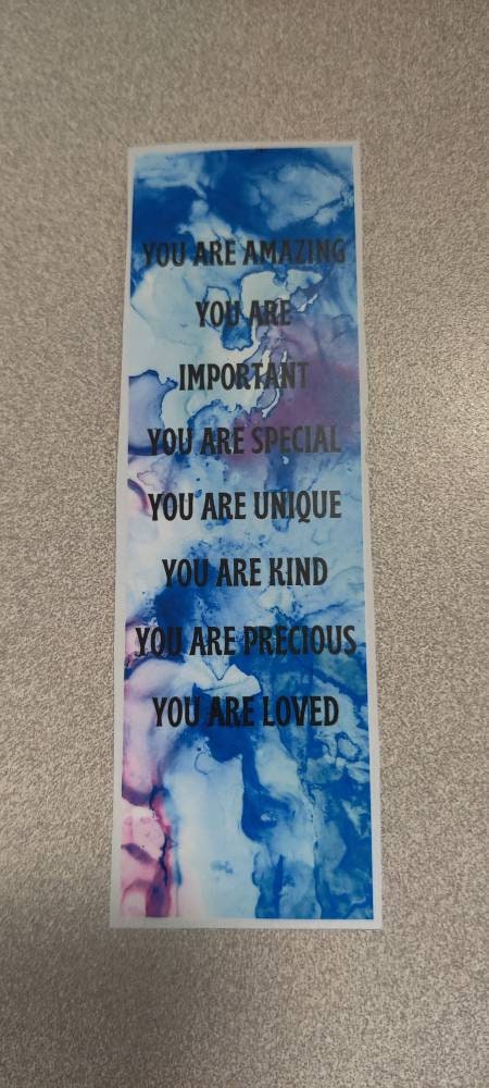 Glam Printable Bookmarks, Inspirational Bookmarks, Positivity Print ...