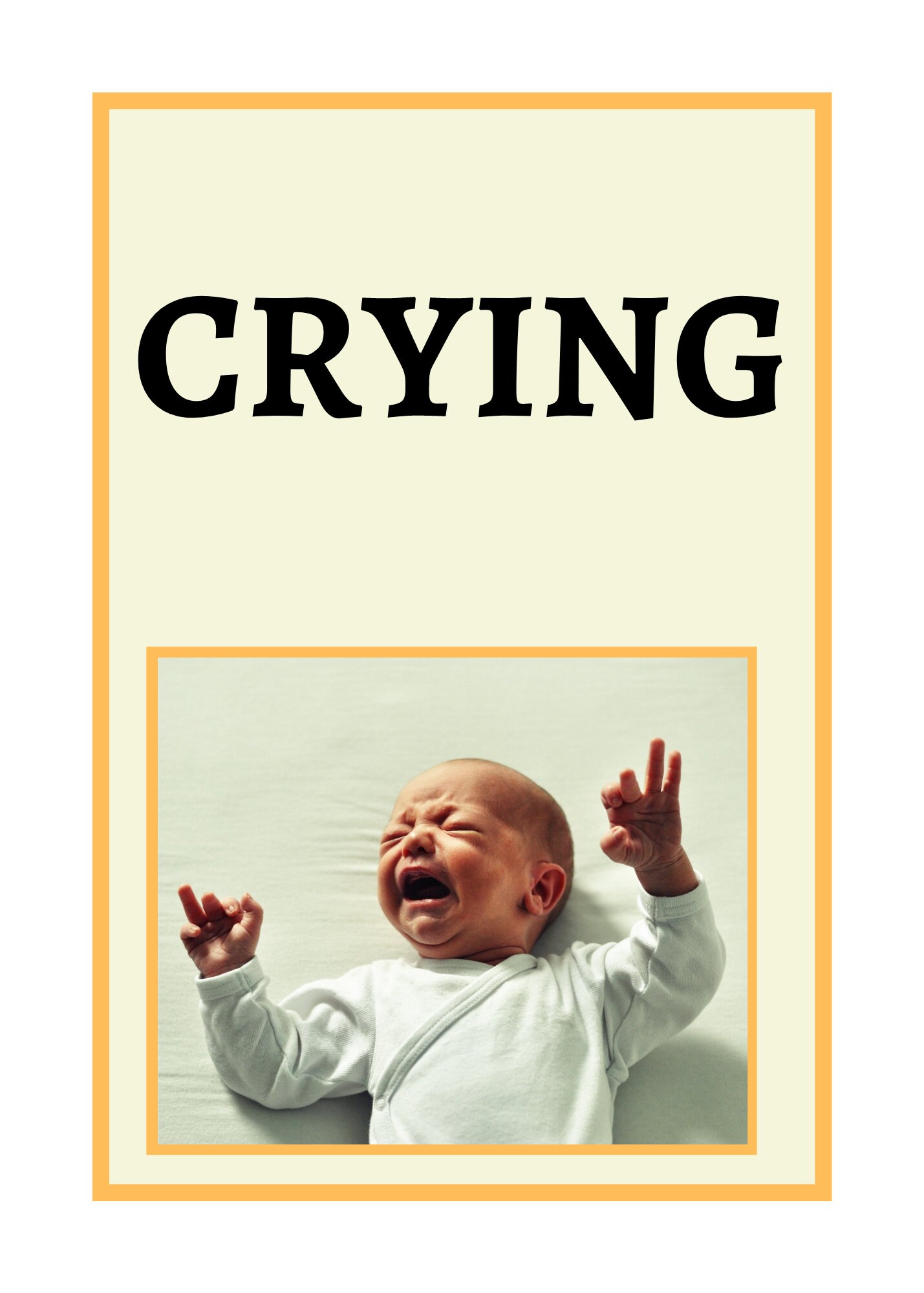 Ten Printable Baby Toddler Faces Flash Cards, Instant Digital Download ...