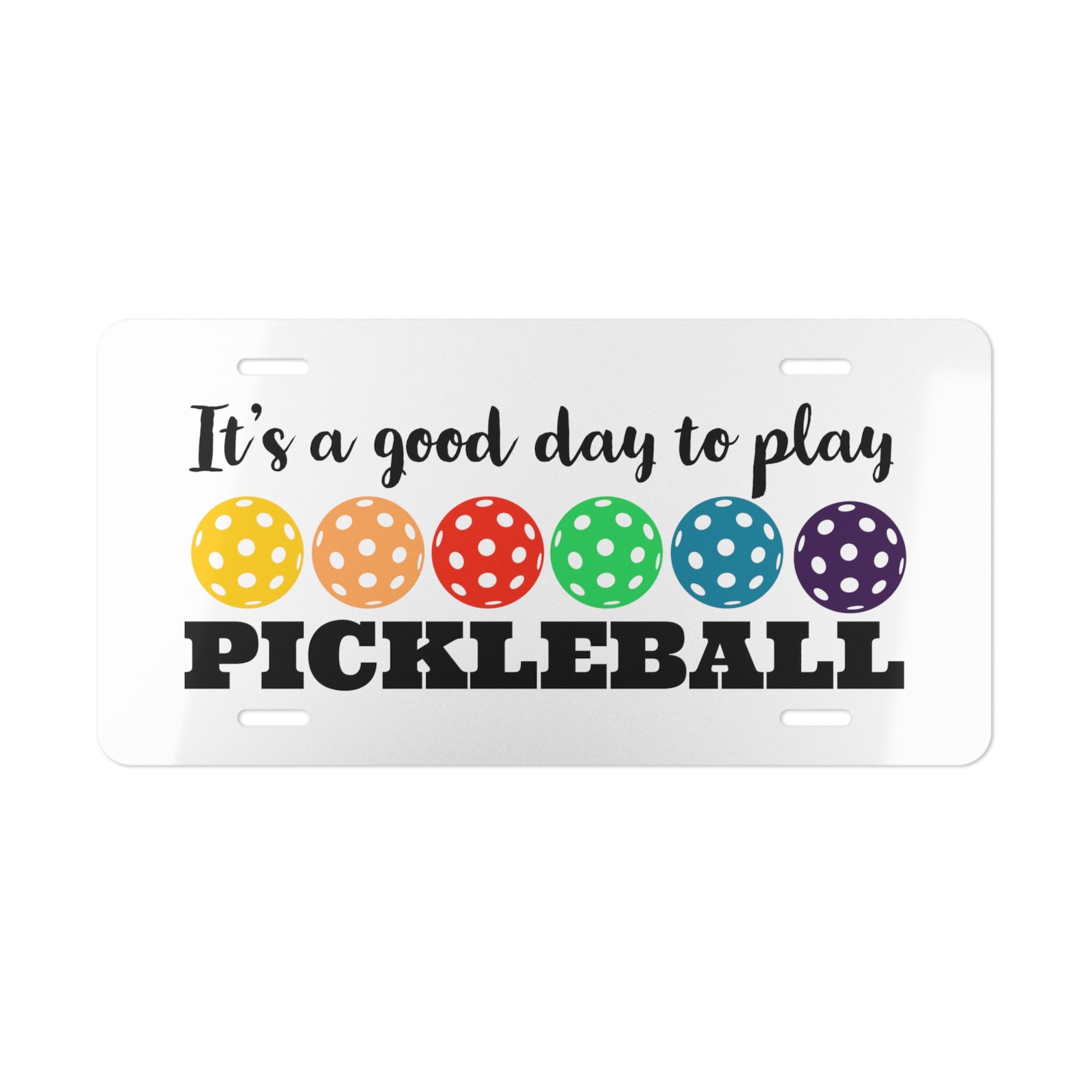 Pickleball Vanity Plate, Pickle Ball Gifts, Pickleball Accessories ...