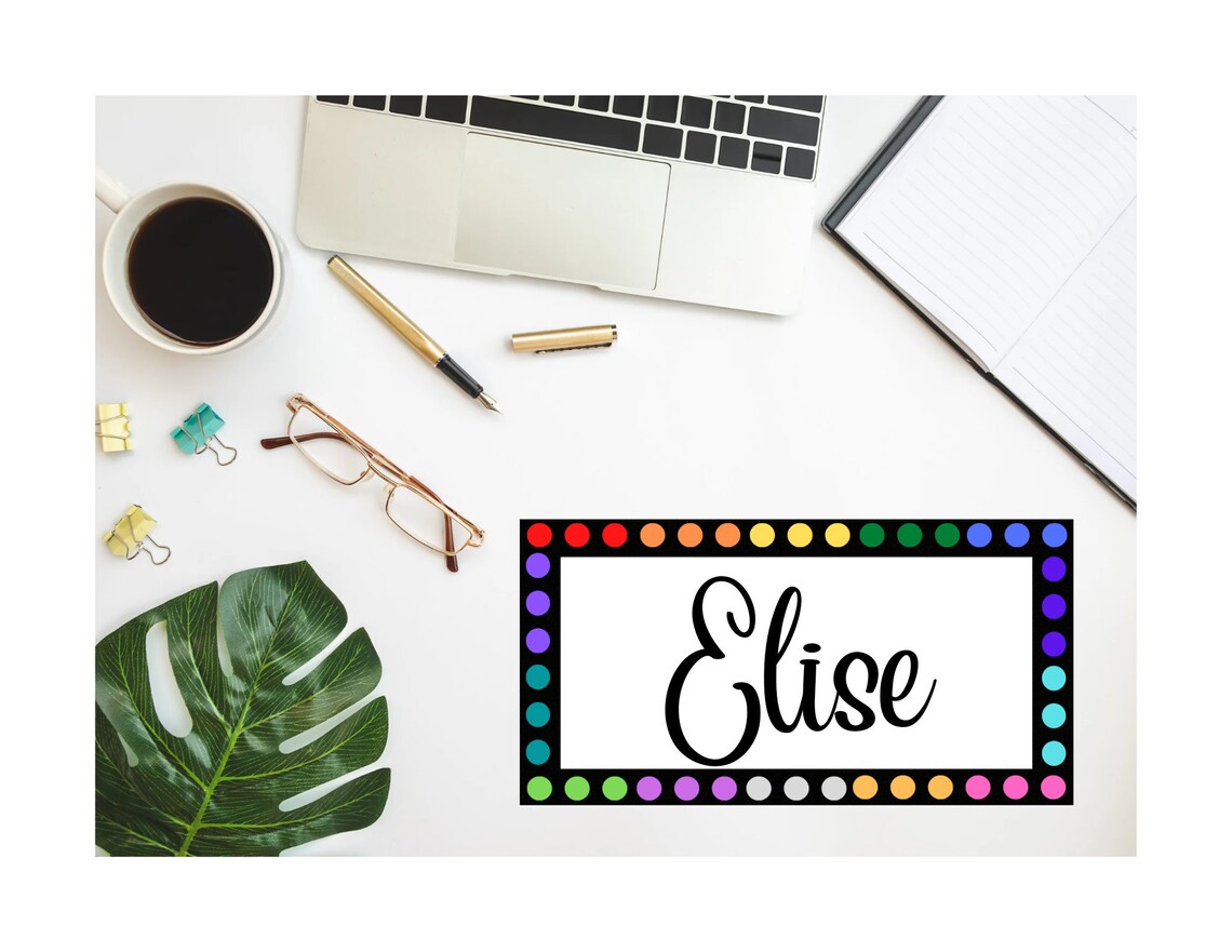 Printable Classroom Name Tag Student Desk Label Office Name - Etsy