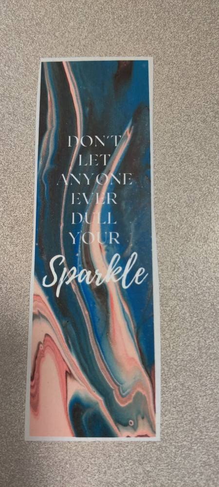 Glam Printable Bookmarks Inspirational Bookmarks Positivity - Etsy