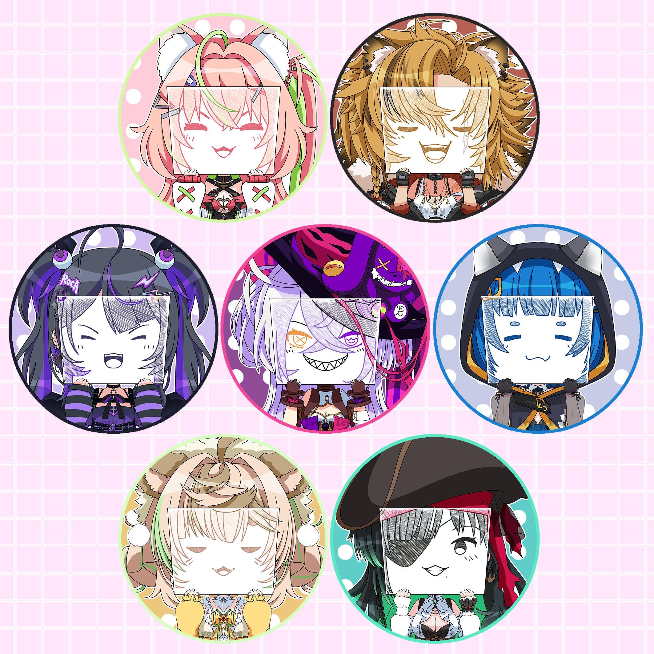 Holographic Idol-en Buttons 2.25" (idol Gen 2 Sign Face) - Etsy
