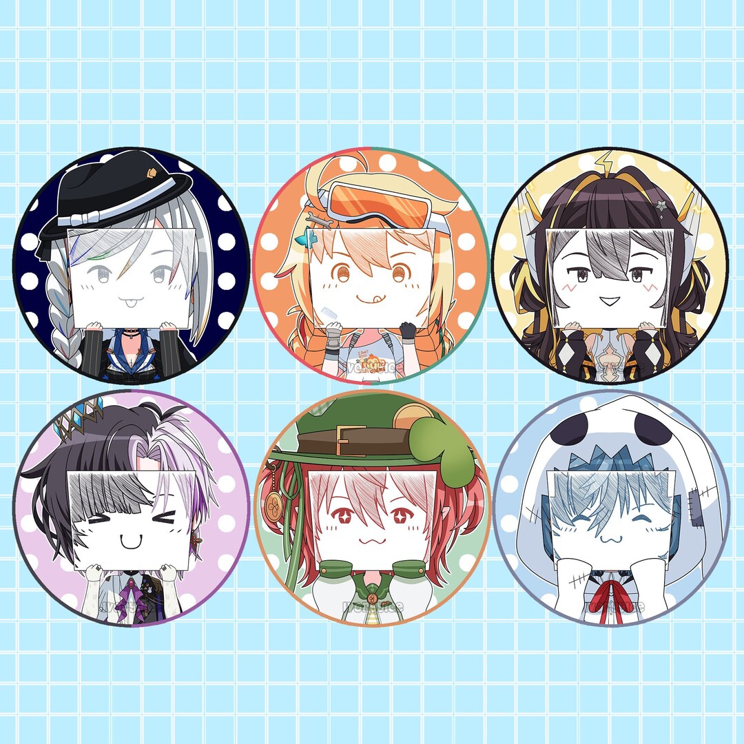 Holographic Idol-en Buttons 2.25" (idol Gen 0 + 1 Sign Face) - Etsy