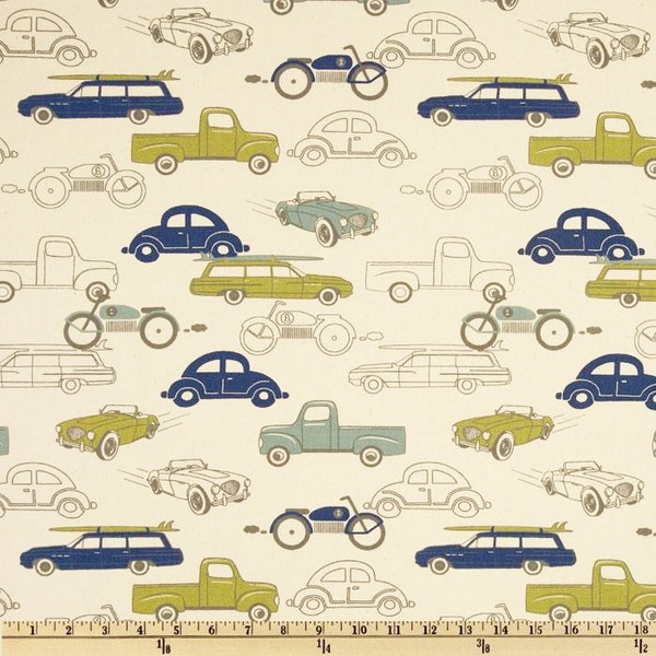 Classic Car Fabric - Etsy