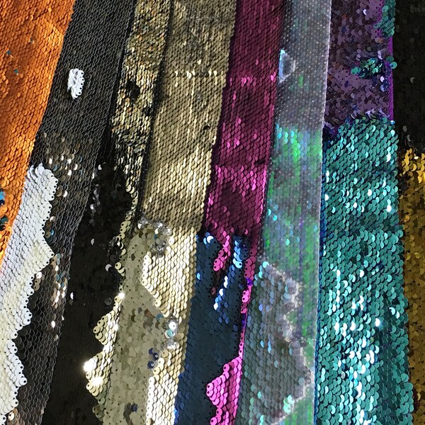 Reversible Sequin Fabric - Etsy