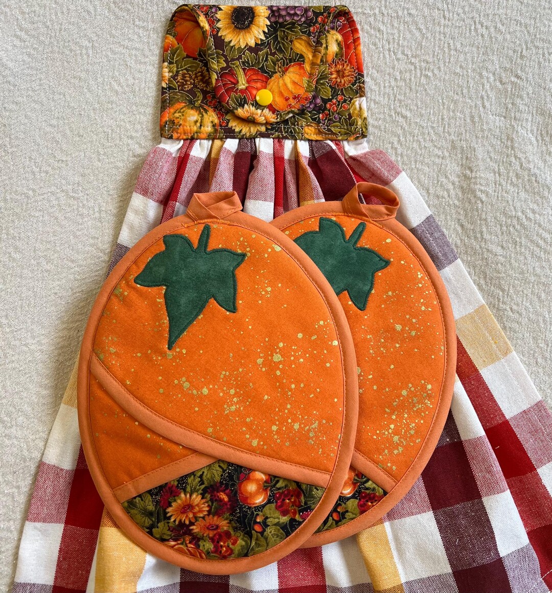 Thanksgiving Gift Set,thanksgiving Kitchen Bundle, Pumpkin Kitchen ...