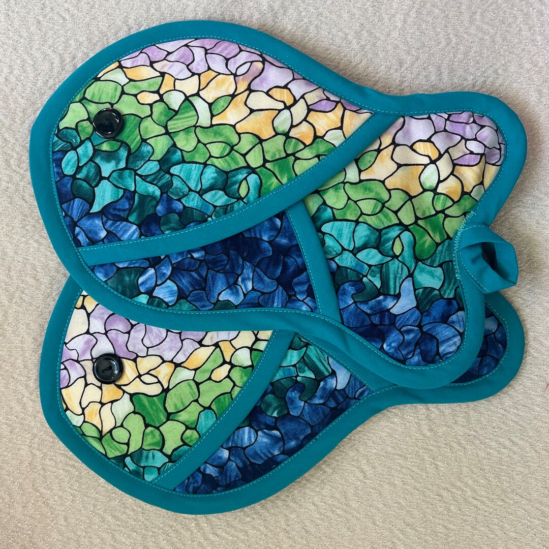 Fish Pot Holders,cabin Kitchen , Grill Mitts, Hot Pads, Fishing,oven ...