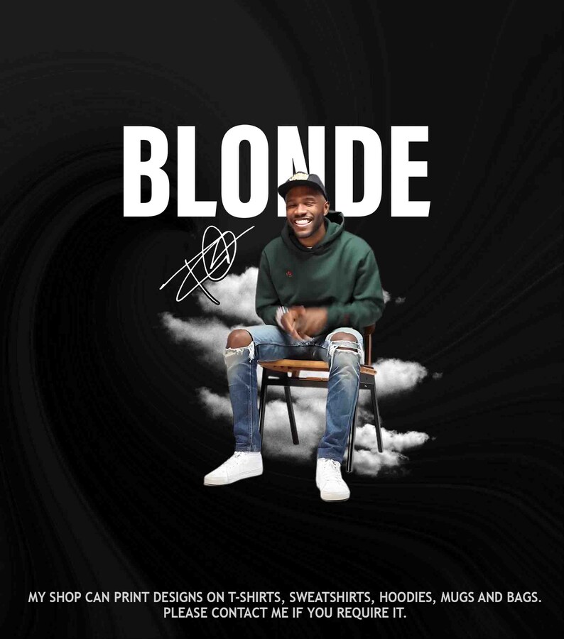 Frank Ocean PNG, Frank Ocean Png Digital Download File Sublimation, Svg ...