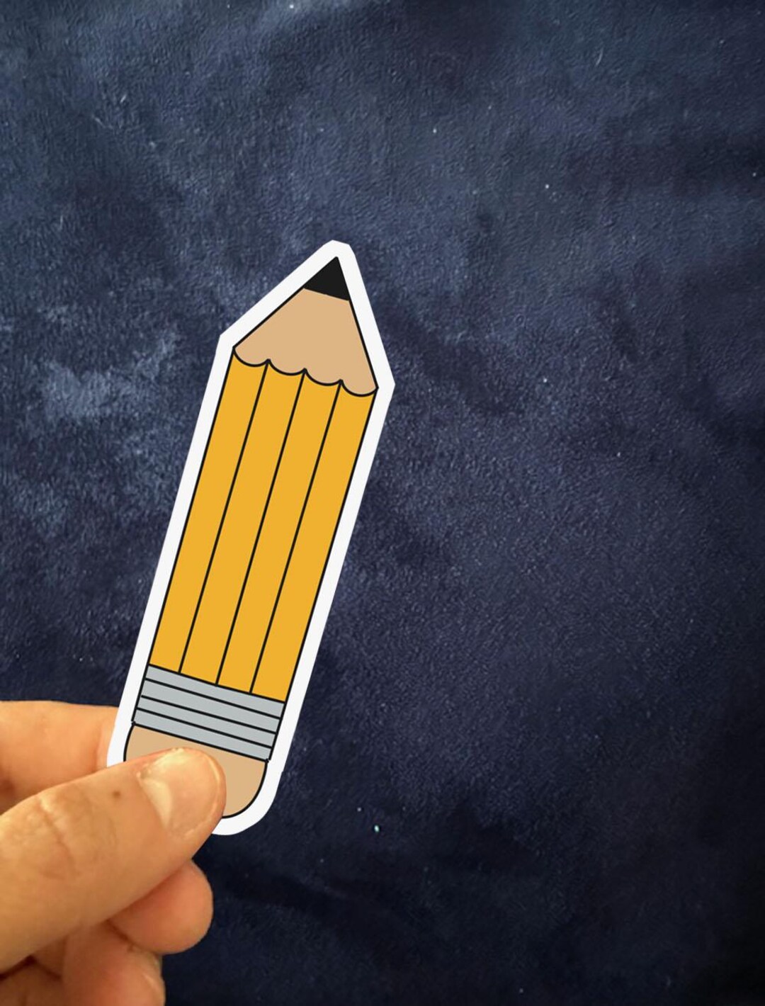 Vinyl Sticker | Yellow Pencil Sticker | School Sticker | Teacher ...