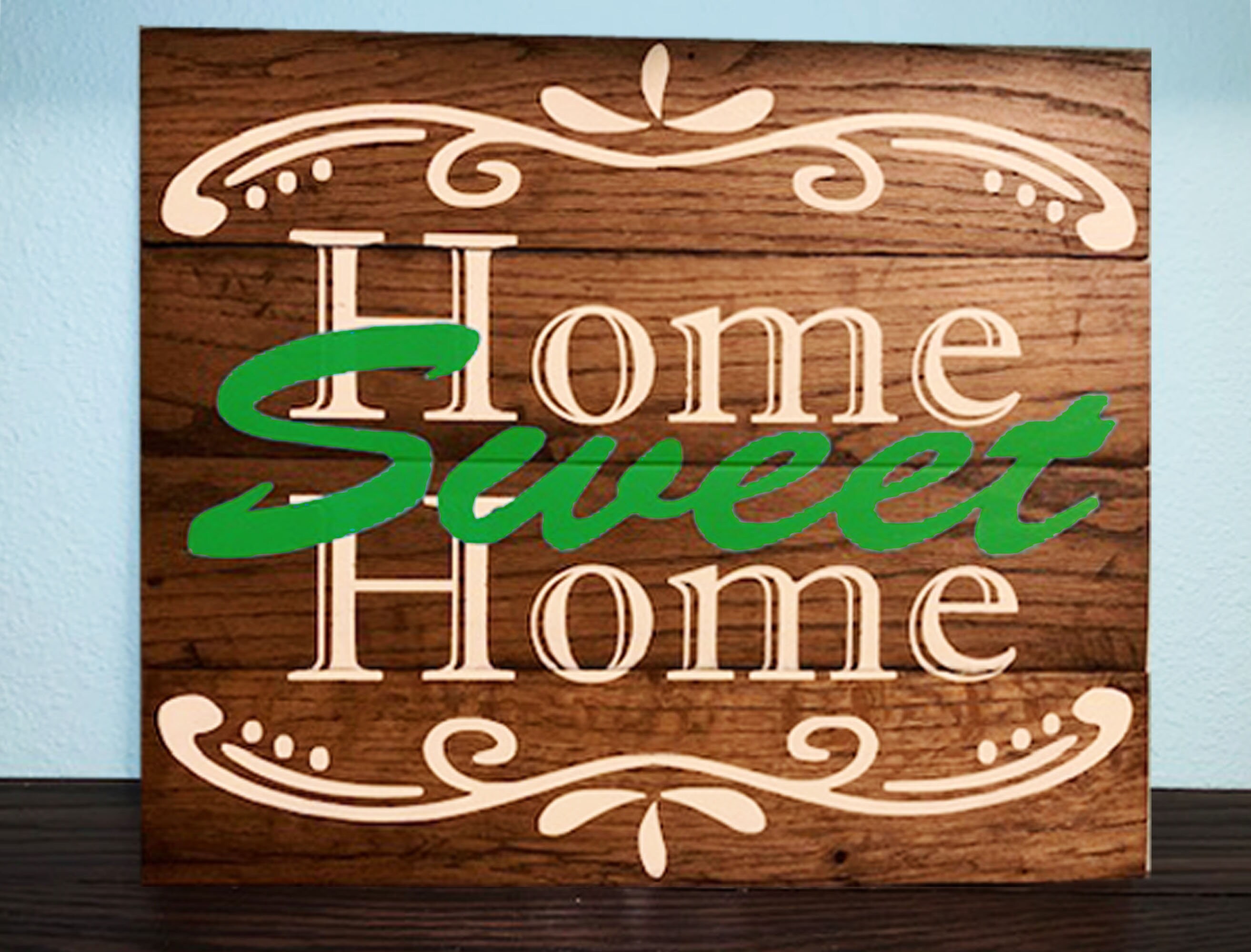 Handmade Home Sweet Home Reclaimed Wood Sign - Etsy
