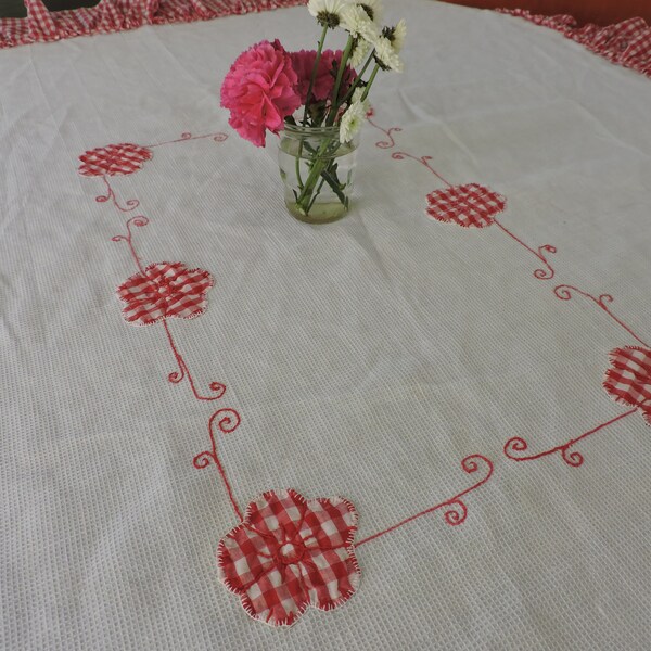 Ruffled Tablecloth - Etsy