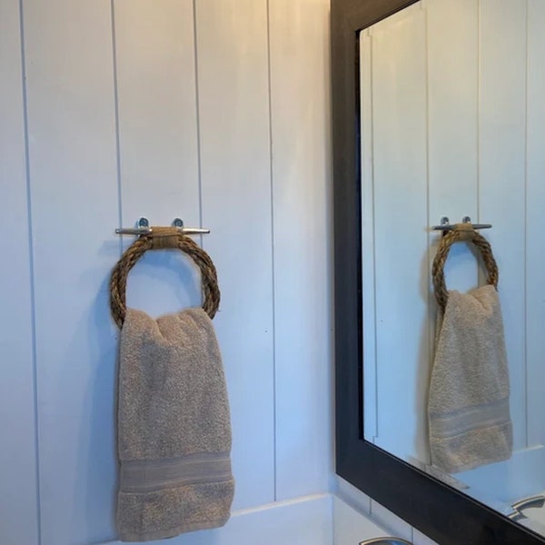 Rope Towel Holder - Etsy