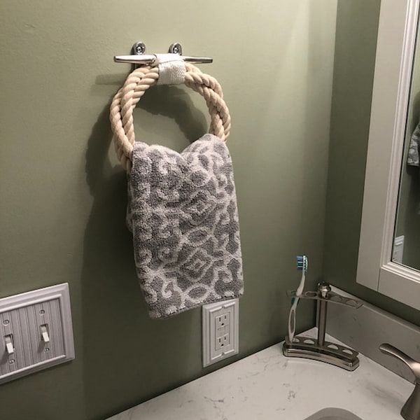 Rope Towel Ring - Etsy