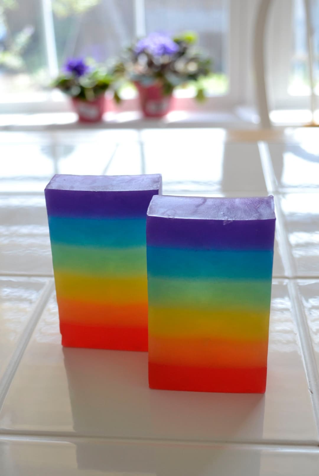 Rainbow Glycerin Soap - Colorful Soap - Soap for Kids - Kids Party ...