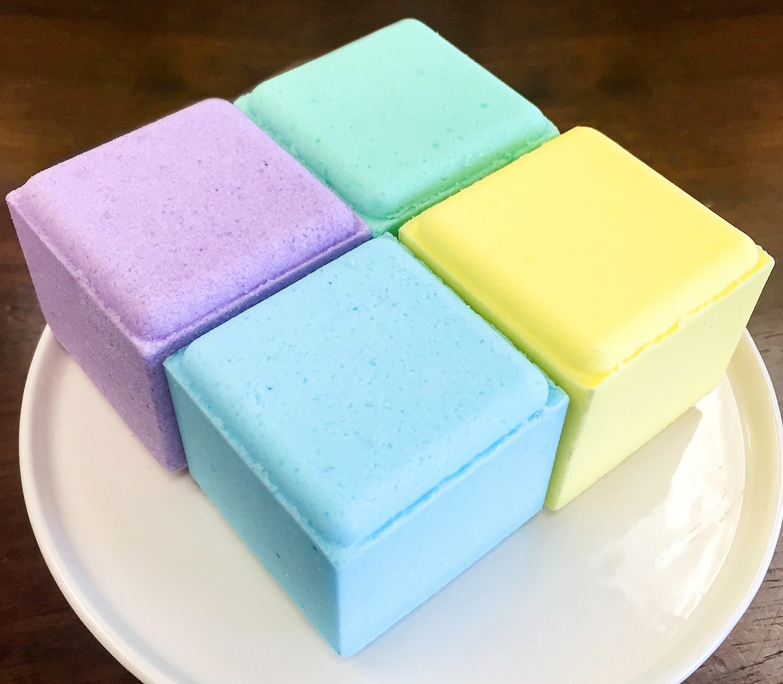 Fizzing bath cubes bath bomb bath fizzy soothing bath bomb | Etsy