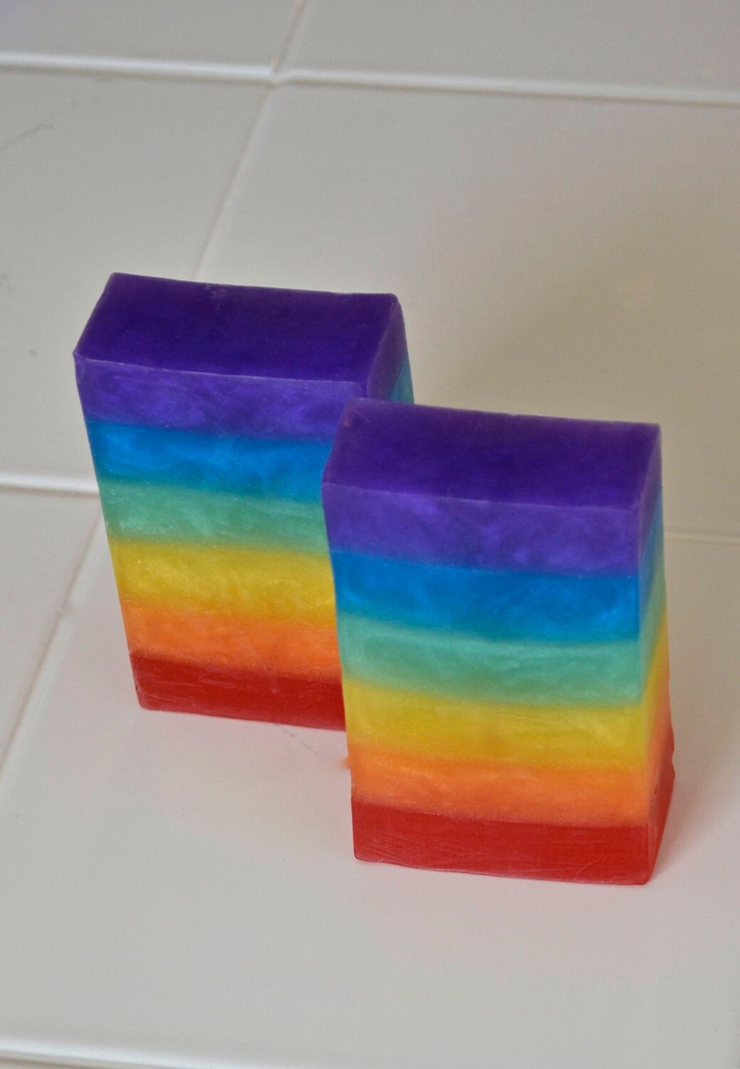 Rainbow Glycerin Soap - Colorful Soap - Soap for Kids - Kids Party ...