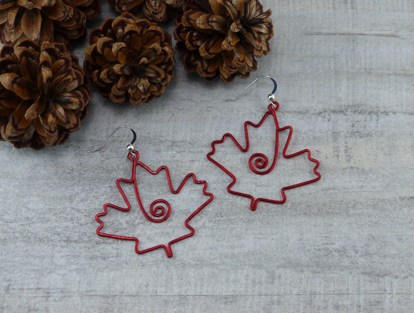 Canadian Maple Leaf Earrings Sterling Silver Earrings - Etsy Canada
