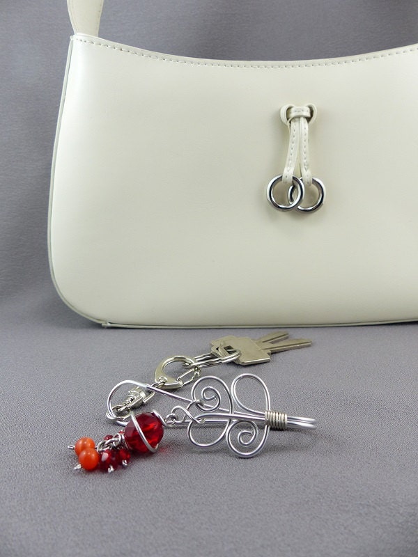 Key Finder Keychain Purse Charm With Detachable Key Ring Purse | Etsy