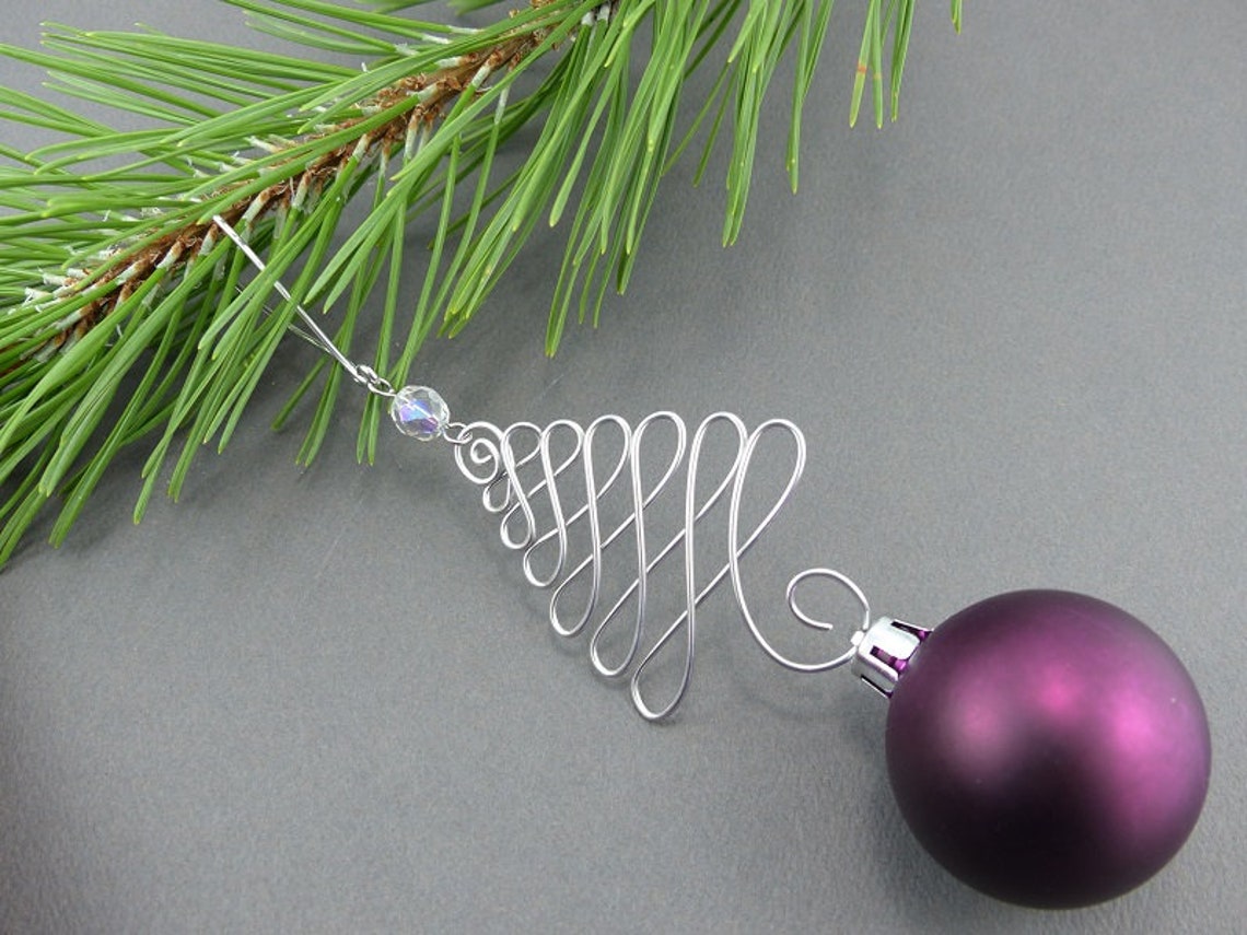 Christmas Tree Ornament Hangers - Wire Christmas Ornament Hooks for ...