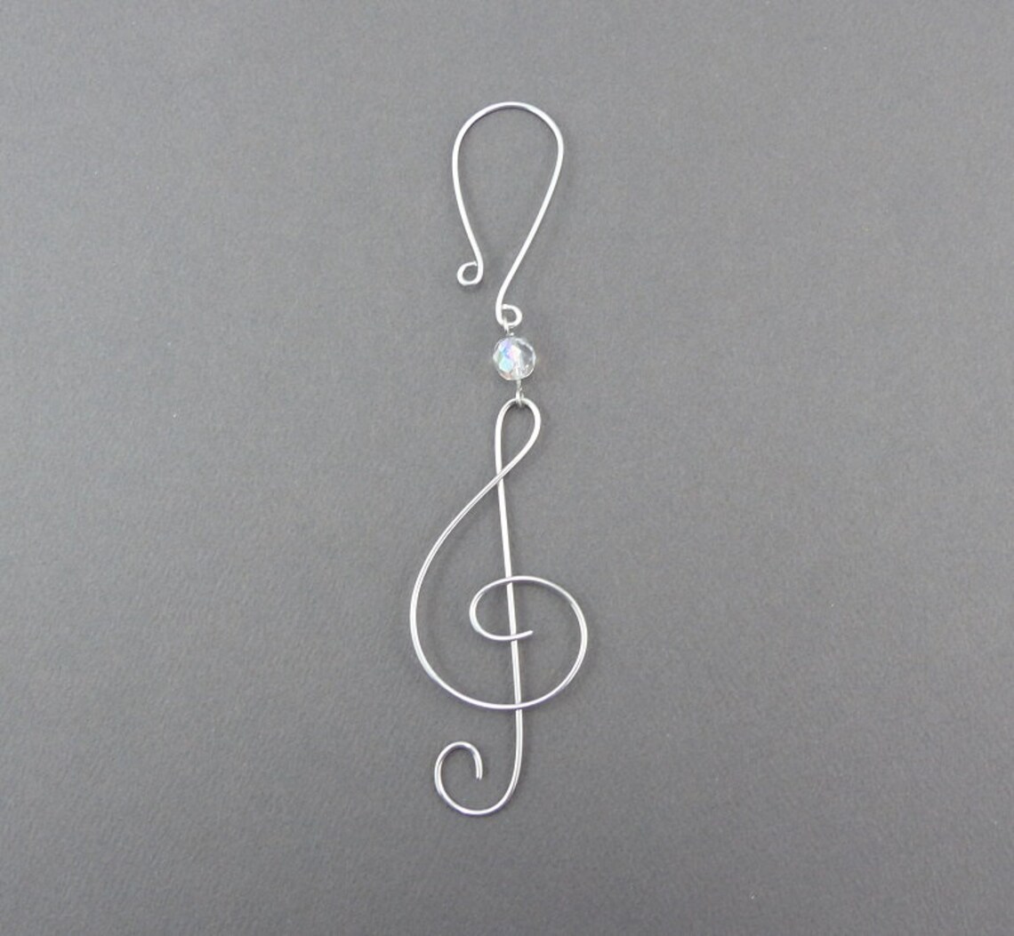 Treble Clef Christmas Tree Ornament Hangers Wire Christmas - Etsy Canada